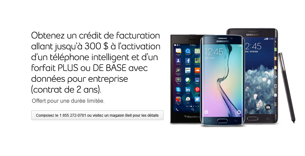 Téléphones mobiles et services de téléphonie mobile Bell Mobilité