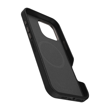 OtterBox Symmetry Cactus Leather case with MagSafe - black | iPhone 16 ...