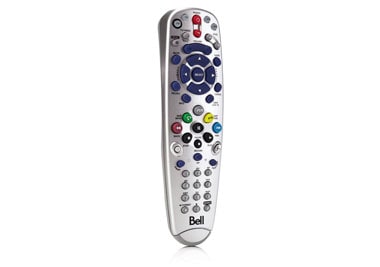 UHF-compatible Universal Remote for Bell TV HD receiver or PVR